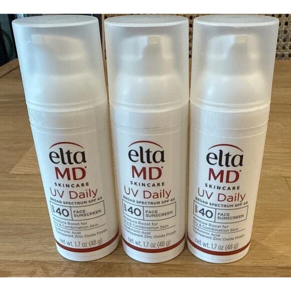 EltaMD | Skincare | Lot Of 3 Elta Md Uv Daily Spf 4 Face Sunscreen ...